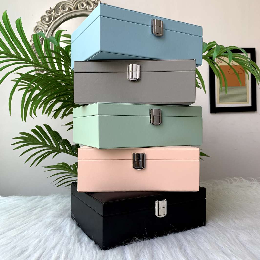 Micro Jewellery Trunk - Premium Leather Organiser | The Wedding Element