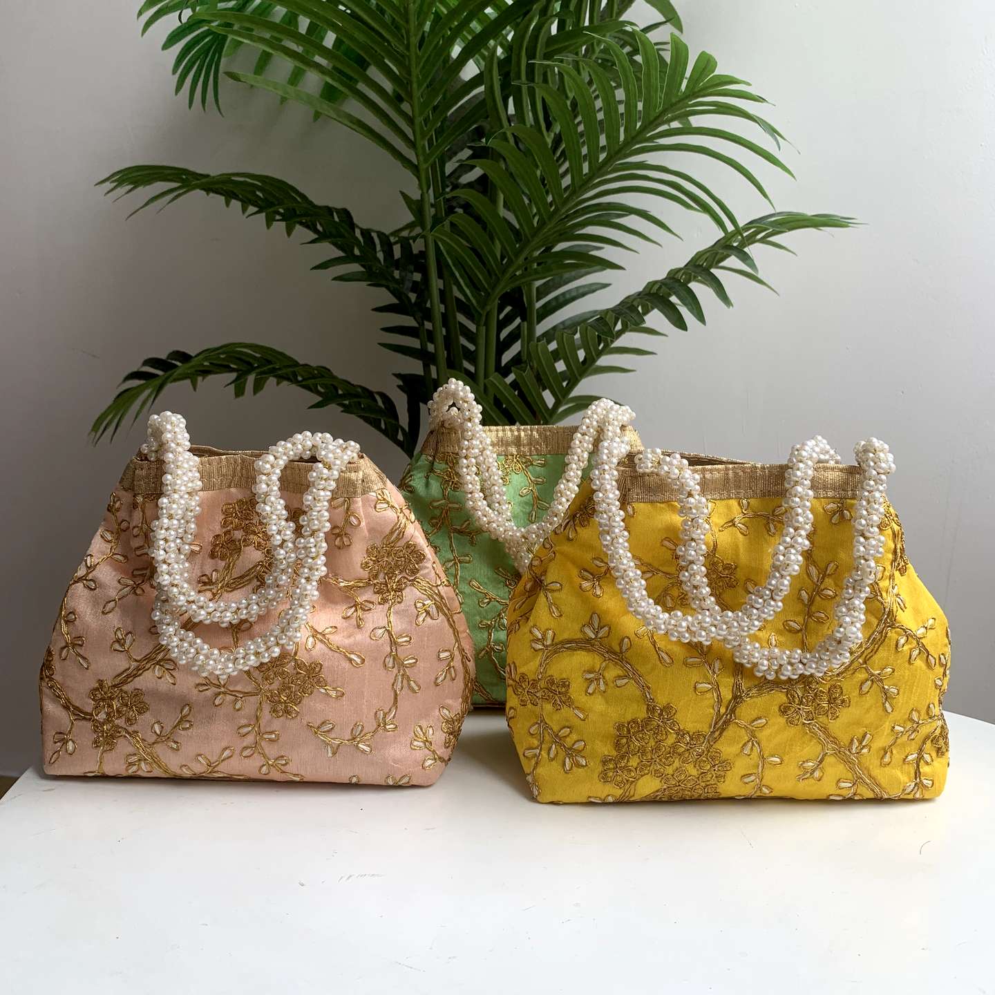 Tiny golden tree handbag – The Wedding Element